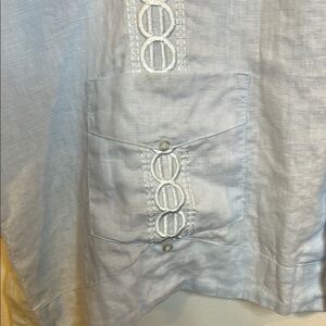 J. Edwards | Shirts | J Edwards Light Blue Linen Shirt 4xl | Poshmark